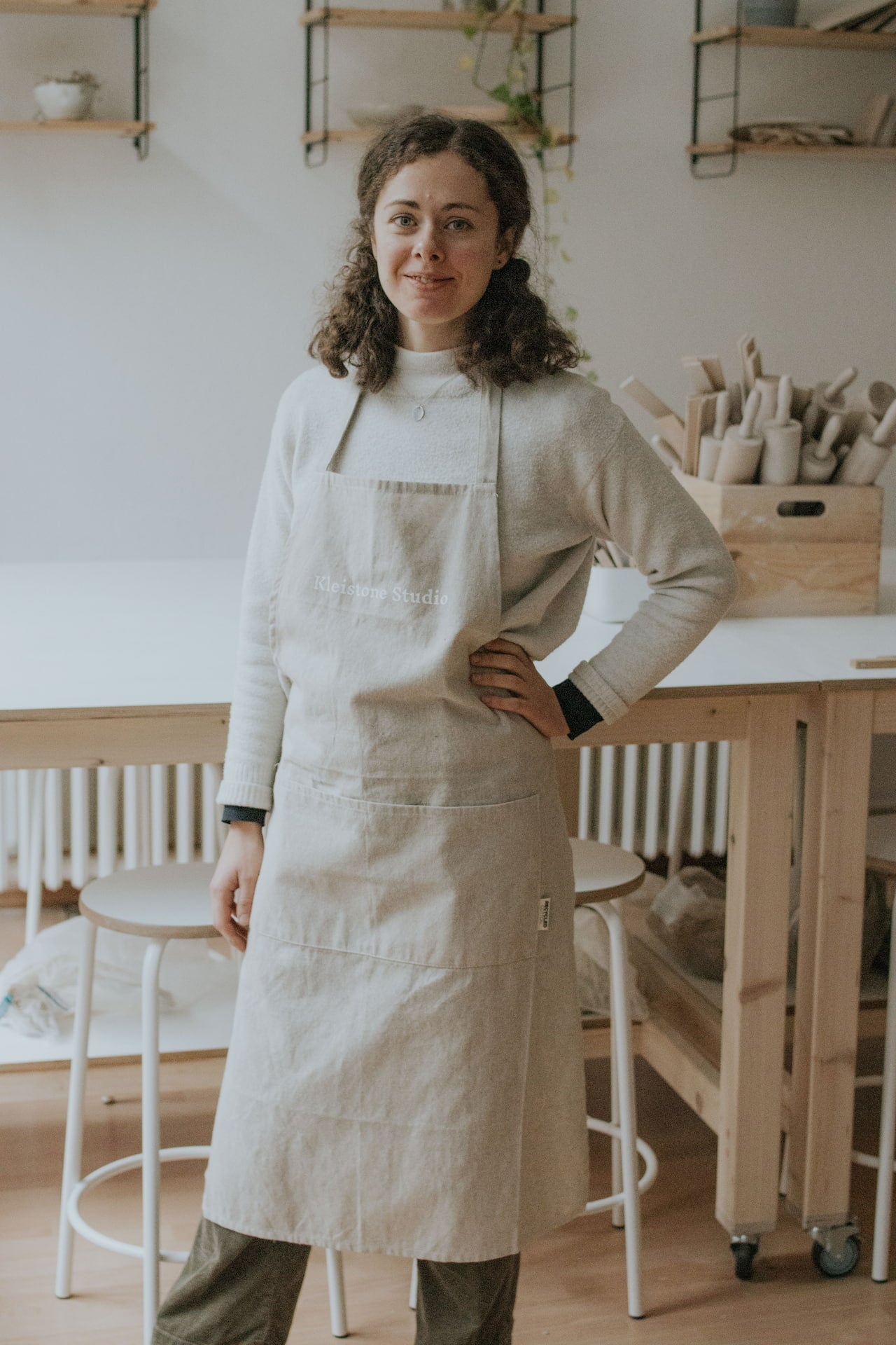 Recycled Cotton Kleistone Studio Apron